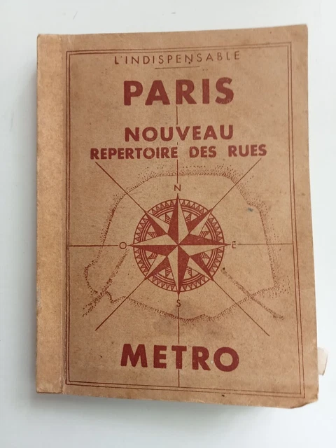 GUIDE L'INDISPENSABLE NOUVEAU Répertoire Des Rues Metro EUR 3,00 ...