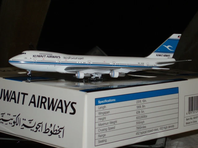 AVIATION 400 KUWAIT Airways B747-200 9K-ADB AV4742004 o/c 1.400 £27.99 ...