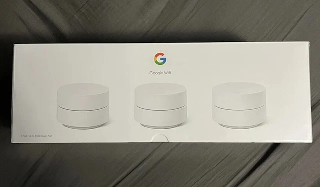 GOOGLE WIRELESS WIFI Mesh Router AC1200 2 Port 1200 Mbps 3 Pack NEW ...