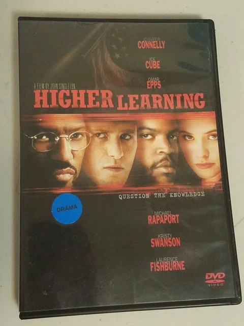 HIGHER LEARNING (DVD, 1995) Jennifer Connelly, Ice Cube, Omar Epps $14. ...