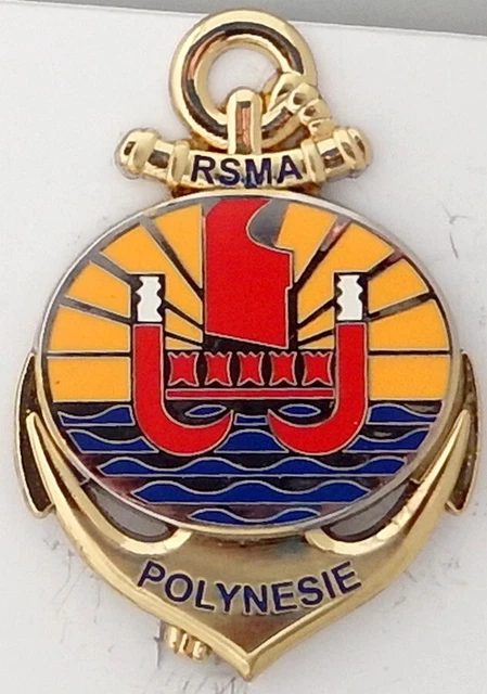 INSIGNE TROUPES DE Marine Rsma Polynésie EUR 9,99 - PicClick FR