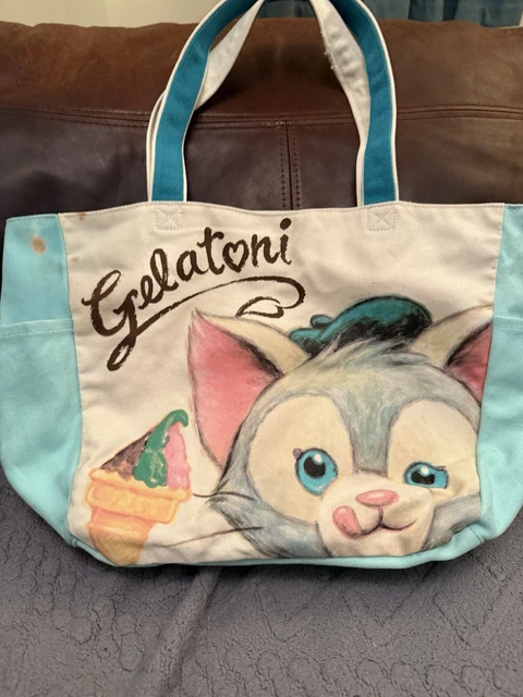 DISNEY RESORT JAPAN Disney Sea Gelatoni Duffy Bear Canvas Tote Bag £16. ...