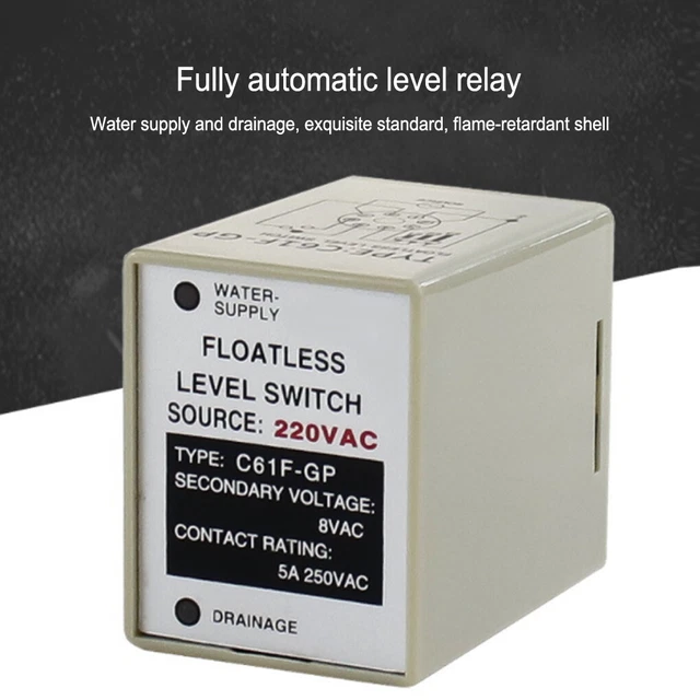 FLOATLESS LEVEL SWITCH Controller Relay Professional Replacement ...
