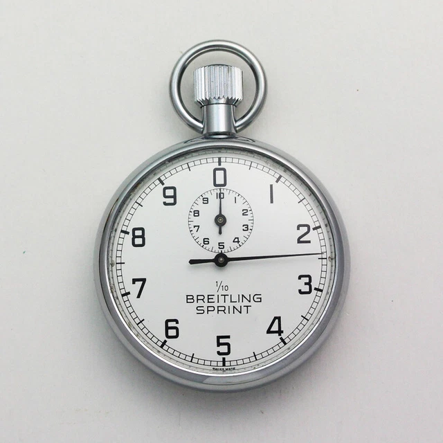 NOS BREITLING REF. 1203 Sprint Chronograph Pocket Timer Stopwatch EUR ...