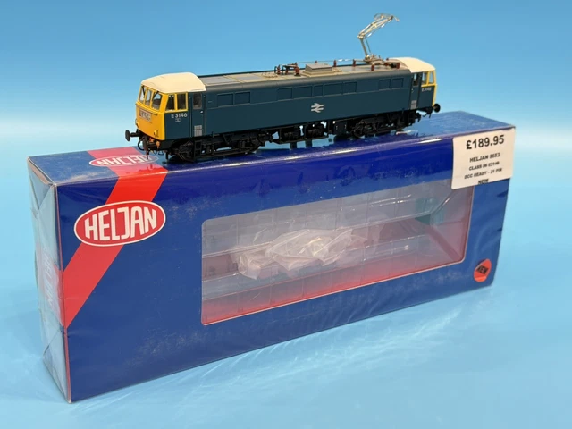 HELJAN 'OO' GAUGE 8653 Br Rail Blue Class 86 #E3146 (White Cab Roof ...
