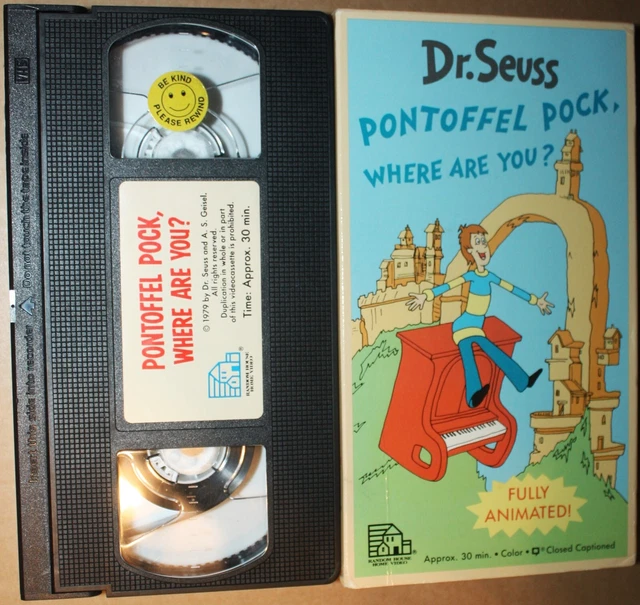 DR. SEUSS: PONTOFFEL POCK, WHERE ARE YOU? (vhs) McGillicuddy. VG ...