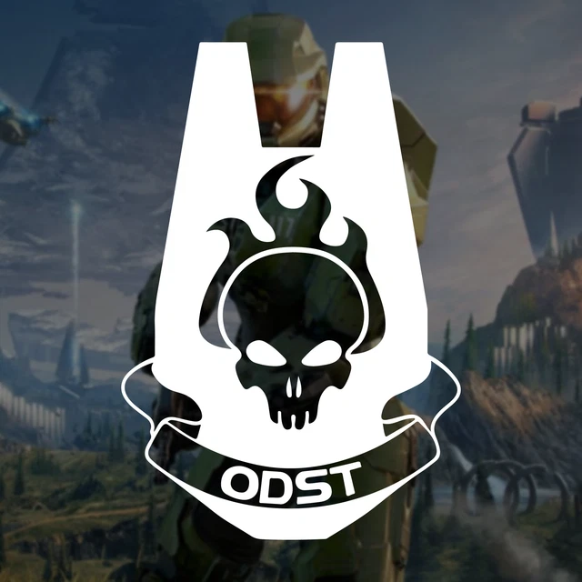 HALO 3 ODST Emblem Logo Vinyl Decal Sticker £4.91 - PicClick UK