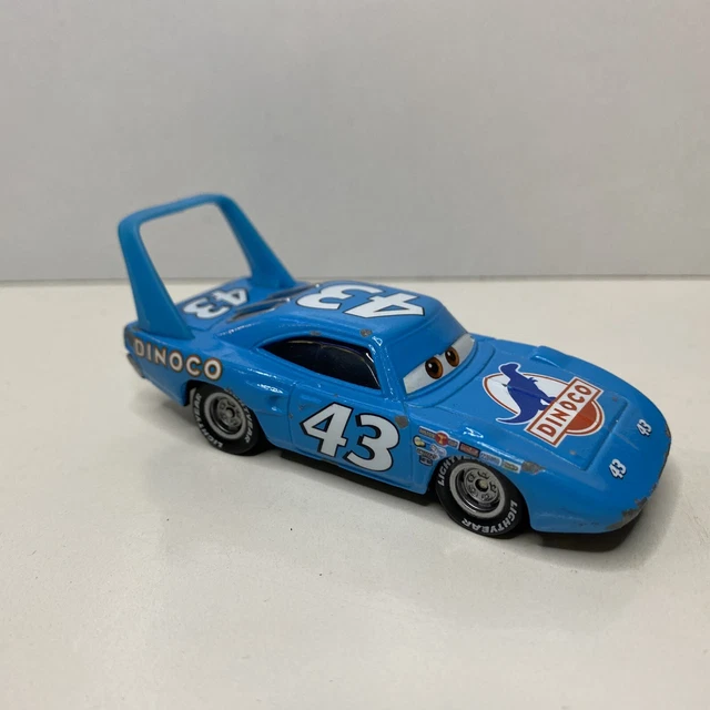 DISNEY PIXAR CARS The King Dinoco #43 1970 Plymouth Superbird Blue Die ...