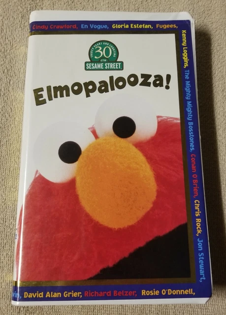BANDE VIDÉO VHS ELMOPALOOZA Sesame Street Elmo 1998 CTW Muppets Jim ...