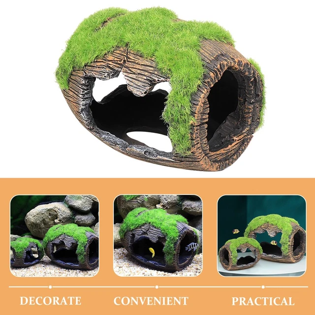 SHRIMP HOUSE HIDING Fish Shelter Tank Landscaping Decor Aquarium $19.56 ...
