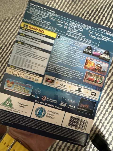 CARS 2 (BLU-RAY 3D, 2011) - 4 DISC with LENTICULAR SPLICASE EUR 7,08 ...