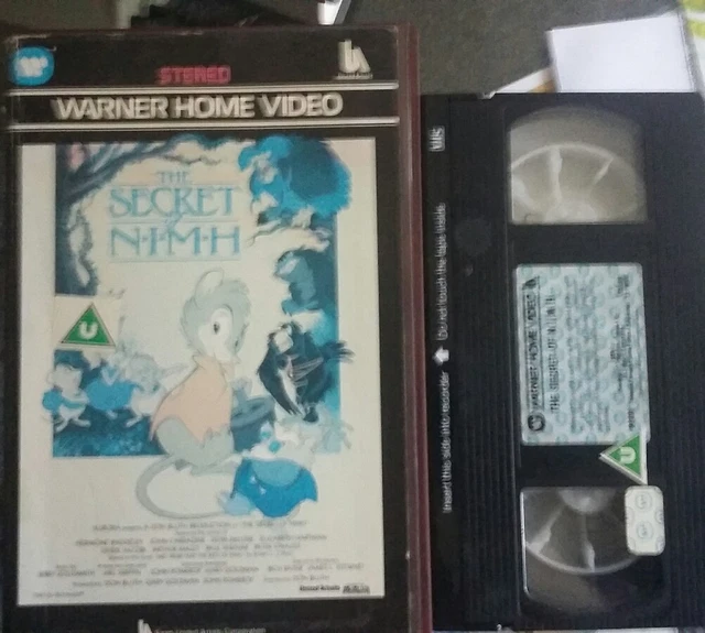 THE SECRET OF Nimh Vhs Big Box Precert £1.00 - PicClick UK