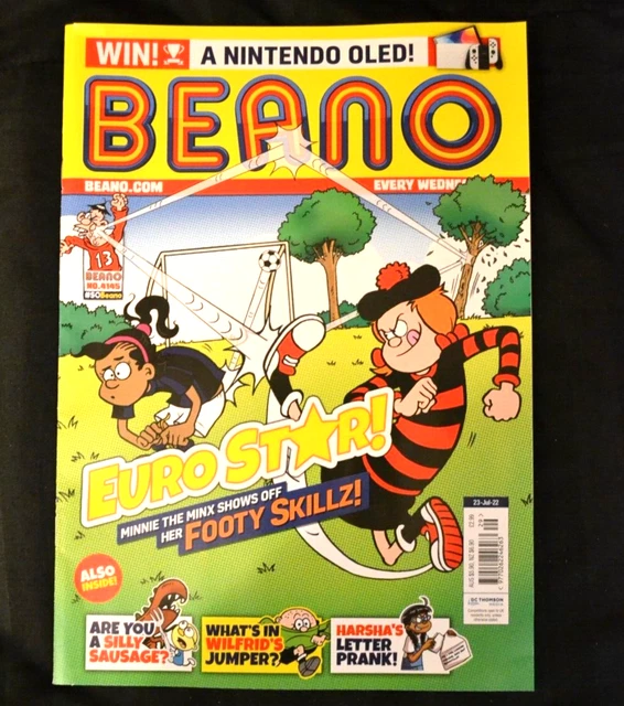 BEANO COMIC ISSUE #4145 21/07/22 July 21st 2022 Minnie The Minx Euro ...