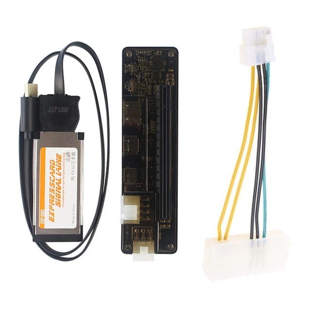 PCI E Video Card Docking Station External Laptop Dock Card Laptop5373 £ ...