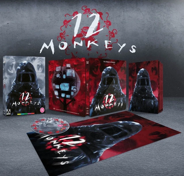 12 MONKEYS (BLU-RAY, Region B) Steelbook + Poster BRAND NEW & SEALED ...