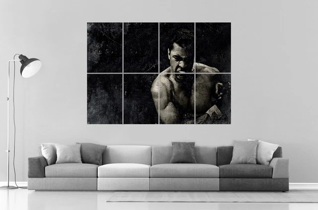 MUHAMMAD ALI BOXING Mohamed Ali Wall Art Poster Grand format A0 Large ...