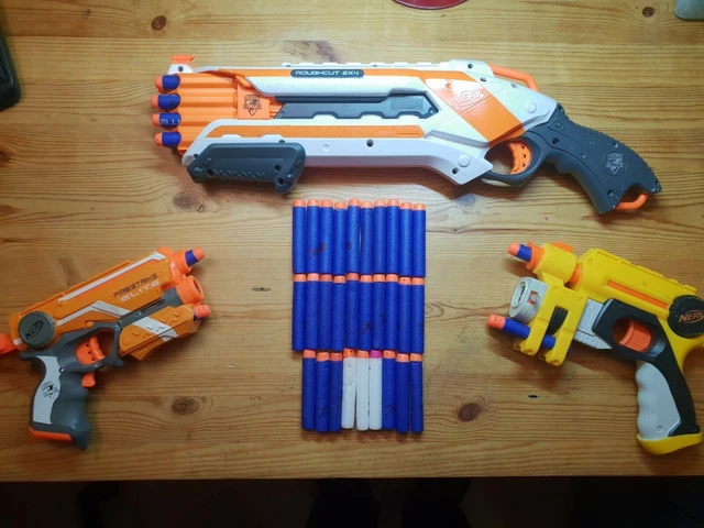NERF FUCILE A Pompa Piu Due Pistole Piu Dardi EUR 30,00 - PicClick FR