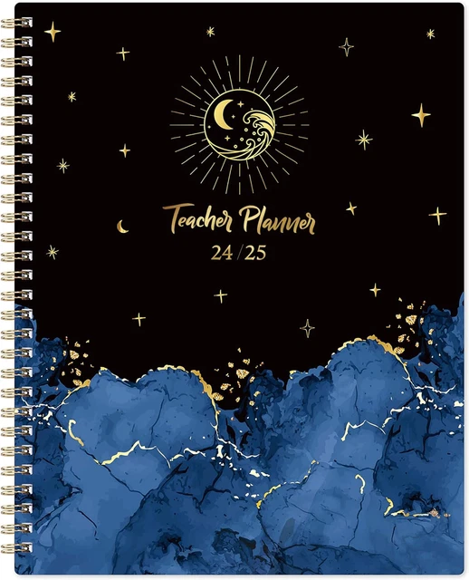 TEACHER PLANNER 2024-2025 - Academic Lesson Planner, July 2024 - June ...