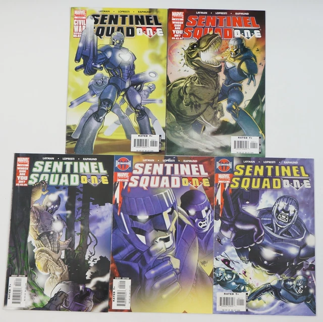 SENTINEL SQUAD ONE #1-5 VF komplette Serie - John Layman - X-Men Marvel ...