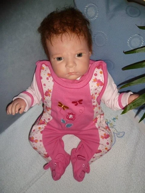 REBORNPUPPE REBORNBABY MÄDCHEN mit Bauchplatte "Sabrina von Reva Schick ...