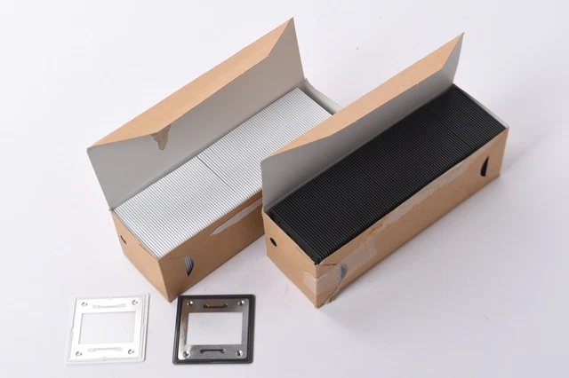 100 GEPE 35MM AN glass Slide Mounts, from an original bulk pack - Old ...