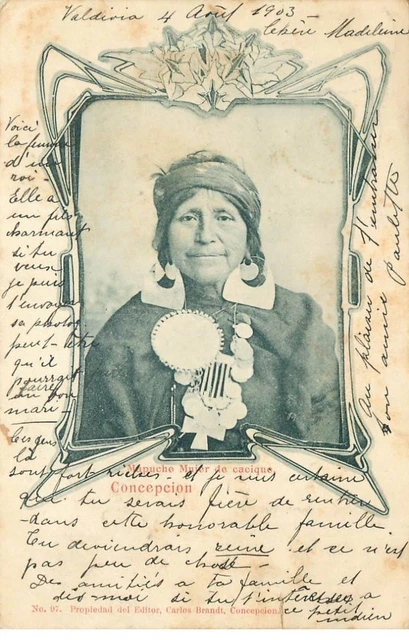 CHILI Mapuche Mujer de cacique EUR 8,00 - PicClick FR