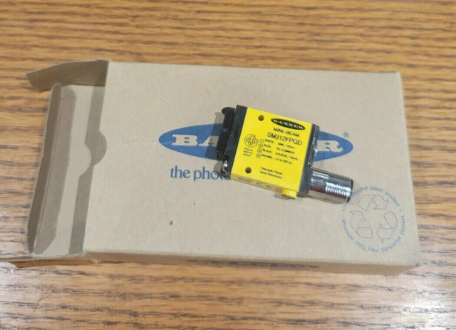 BANNER SM312FPQD MINI-BEAM Fiber Optic Sensor Amplifier 26837 "NEW ...