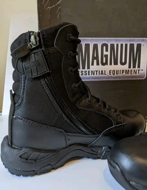 MAGNUM VIPER PRO 8.0 Leather & Mesh Padded Combat Patrol Uniform Boots ...