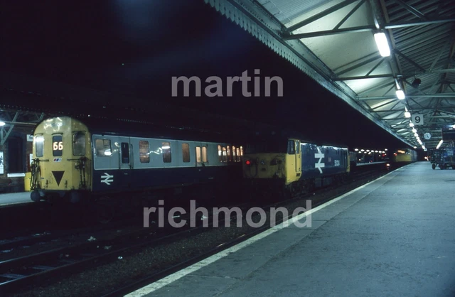 READING CLASS 205 DEMU 205001 & Class 50 50024 25.9.87 Agfa 35mm Slide ...