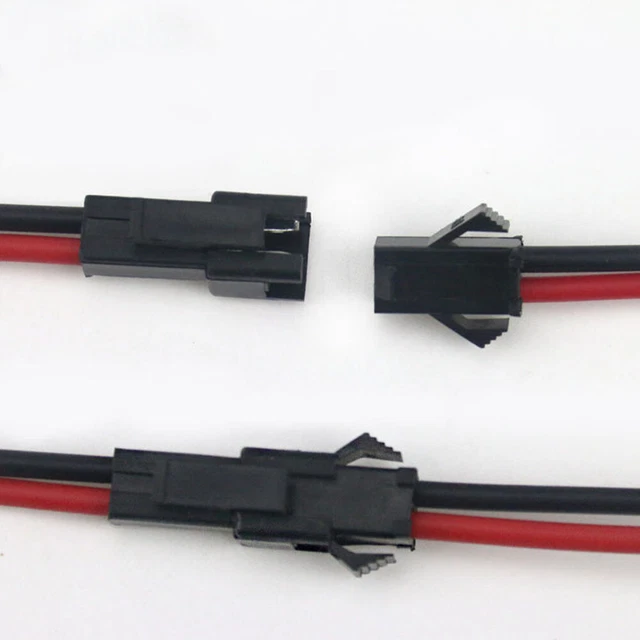 FEMALE/MALE 2P JST Adapter Connector Plug Terminal Joint&Wire-lead ...
