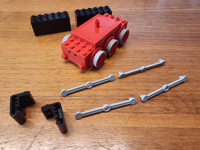 LEGO 12V MOTORE rosso 7865 con accessori per 7727 7730 7750 treno ...