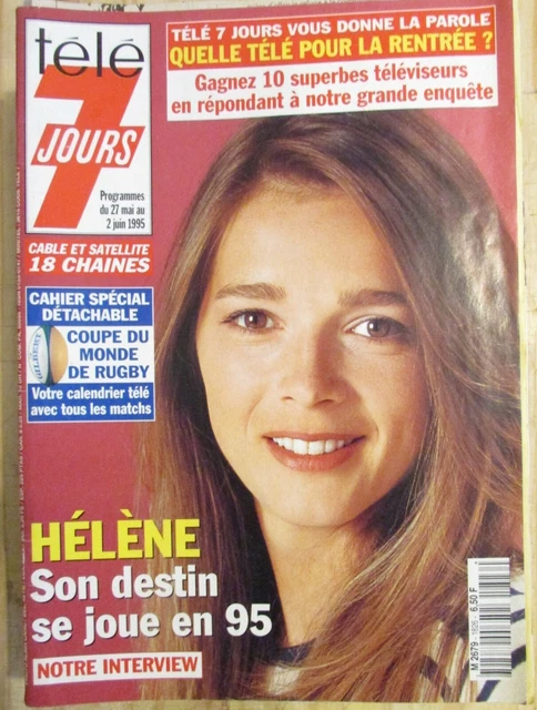 PROGRAMME TÉLÉVISION TÉLÉ 7 JOURS N° 1826 du 27 Mai au 2 Juin 1995 HÉLÈNE EUR 5,00 - PicClick IT