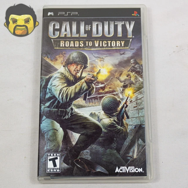 CALL OF DUTY Roads to Victory PSP CIB (Sony PlayStation Portable, 2007 ...