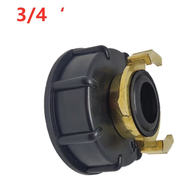 BRASS QUICK CONNECT Coupling for Rainwater Collection Tank S60x6 (60mm ...