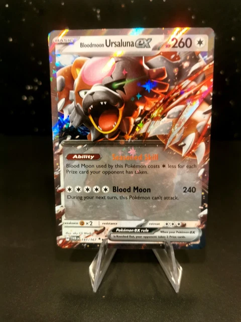 POKÉMON TCG BLOODMOON Ursaluna ex Scarlet & Violet-Twilight Masquerade ...