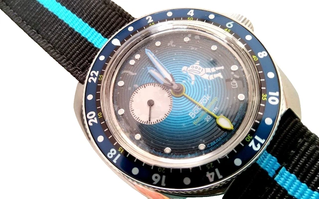 VOSTOK AMPHIBIA COSMODIVER GMT (Luna Dude) cosmo diver LIMITED EDITION ...