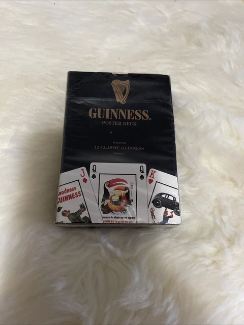 RARE VINTAGE SEALED Guinness Poster Deck Playing Cards John Gilroy ...