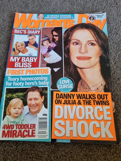 WOMAN'S DAY MAGAZINE December 2005-Nicole Kidman-Dannii Minogue $25.00 ...