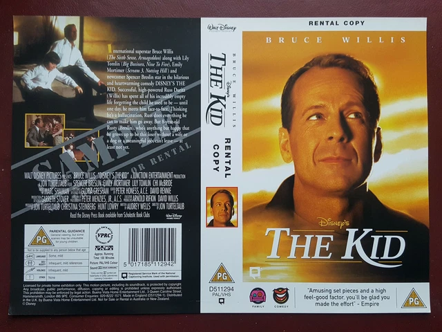 THE KID - Walt Disney - Bruce Willis - Promo Sample Video Sleeve/Cover #B13967 £1.99 - PicClick UK