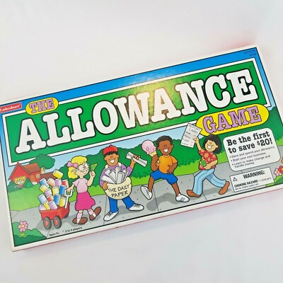 THE ALLOWANCE GAME Board Game 2006 Lakeshore Learning Money Skills ...