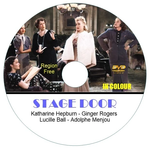 STAGE DOOR (1937) Katharine Hepburn IN COLOUR DVD. EUR 11,73 - PicClick IT