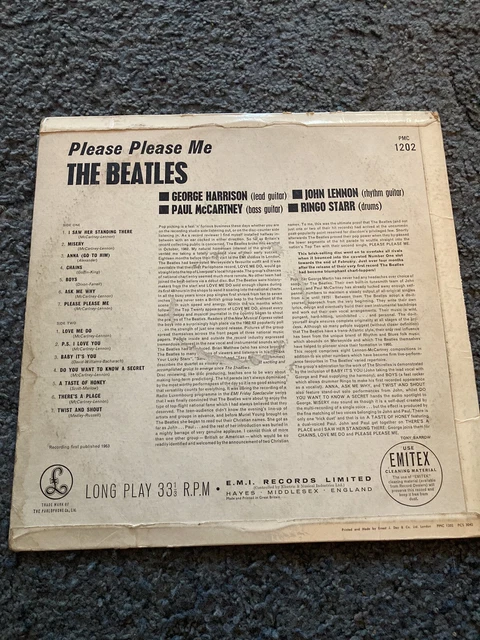 THE BEATLES PLEASE Please Me Lp. Early Mono Press In Generally ...