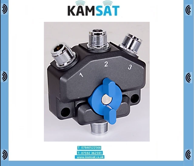 CB ANTENNA SWITCHES Watson CX-SW3N 3 Way N-Type Coax Switch Frequency ...