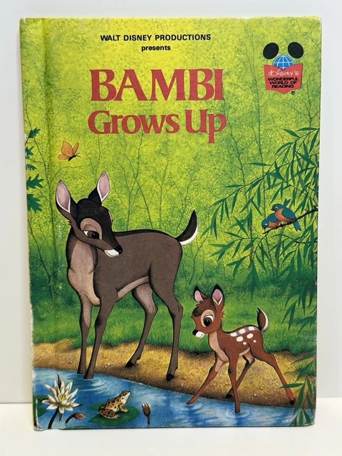VINTAGE DISNEY BAMBI Grows Up Book – Wonderful World of Reading 1970s ...