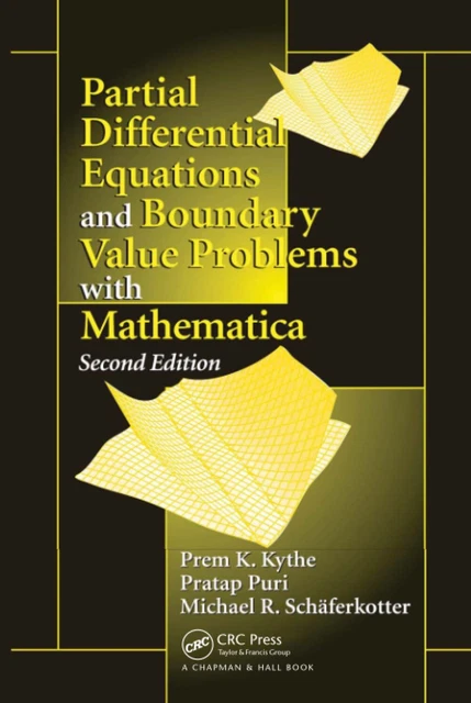 Equations Aux DÉrivÉes Partielles Et Mathématiques Par Kythe Prem K Schäferkotter Eur 181 01