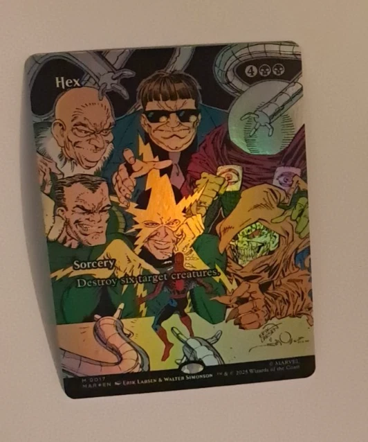 HEX - 0017 - M - Borderless -FOIL Marvel's Spider-Man - MTG - NM/M ...