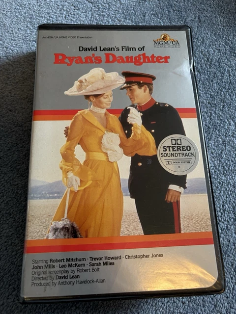 PRE CERT VHS Video Tape Excellent Condition Ryan’s Daughter On MGM/UA £ ...