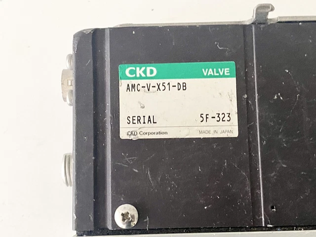 CKD AMC-VL-X1-DB PNEUMATIC Solenoid Valve TEL Lithius £55.66 - PicClick UK