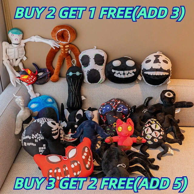 FOR KIDS ROBLOX Doors Plush Doll Figure Screech Glitch Monster Toy Xmas ...