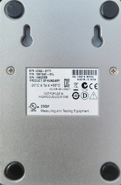 National Instrumens Ni Cdaq 9171 Single Slot Chassis Cdaq 9171 781425 01 Eur 100 Picclick De